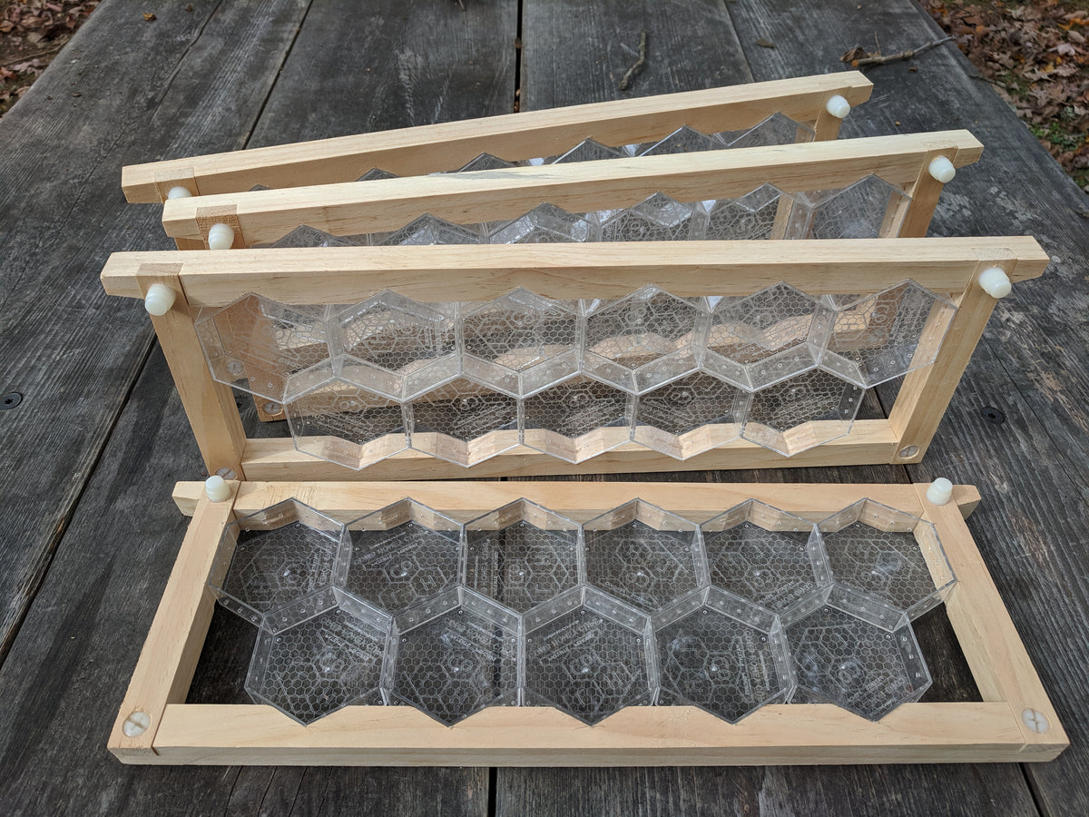 Harvest Comb Honey with NEW Comb Honey Cups System – Honeycomb Hives